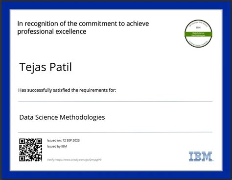 tejas patil on linkedin ibm ibmdatascience credly