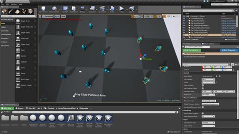Array Placement Tool Unreal Engine 4 Blueprint Nanite Storm