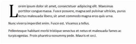 How To Add A Drop Cap In Word Document Tipsnfreeware Com