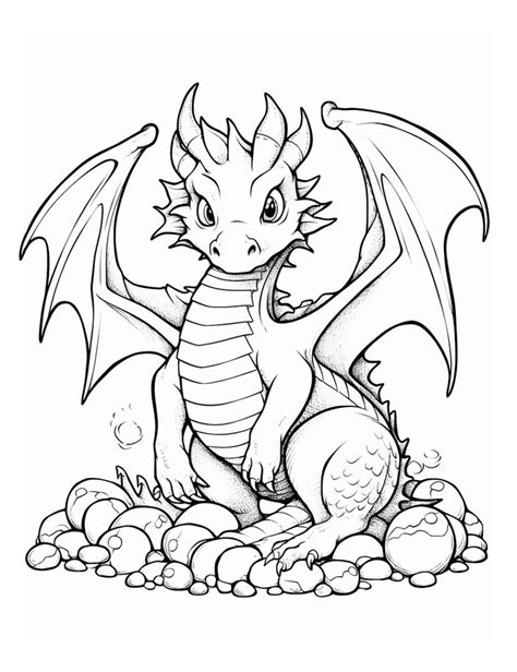 35 Dragon Coloring Pages Free Printable Sheets Dragon Coloring Page