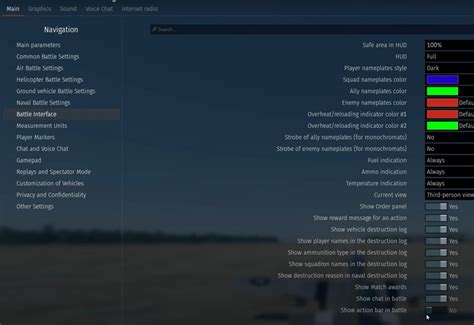 Visual Weapon Selector Poll Realistic Battle War Thunder — Official