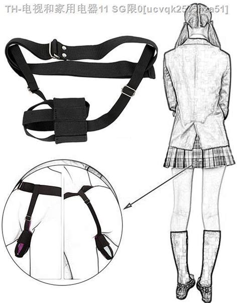 CW Forced Strap On Vibrator BDSM Bondage Set Restraints Sex Adult Games Erotic Accessories