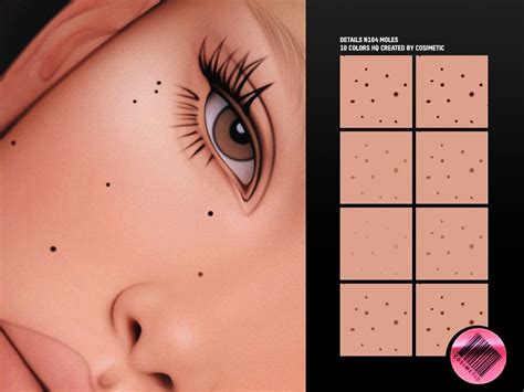 The Sims Resource Details N104 Moles Sims 4 Cc Skin Sims 4 Sims