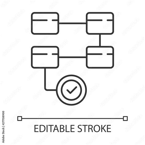 Activity Diagram Linear Icon Workflow Actions Process Map Deployment Flowchart Problem
