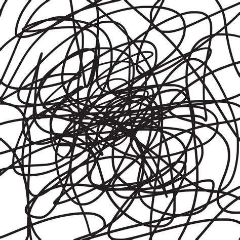 Scribble Lines Hand Drawn Seamless Pattern 12893241 Vector Art At Vecteezy