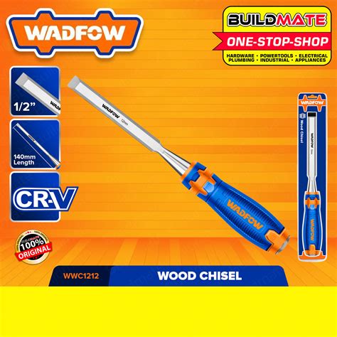 Wadfow Wood Chisel 6mm To 25mm Wood Working Chisel Wood Carving Flat Chisel Pait Paet Firmer