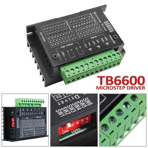 Tb6600 Single Axis 4a Cnc Stepper Motor Driver Controller 9v~42v Micro