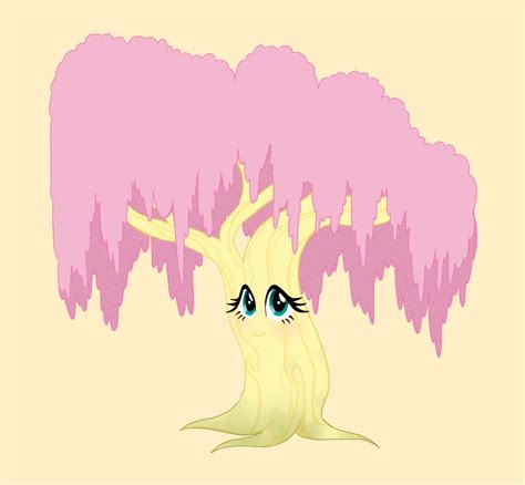 3515755 Safe Artist Toxiccolour Fluttershy G4 Dendrification Female Fluttertree I D