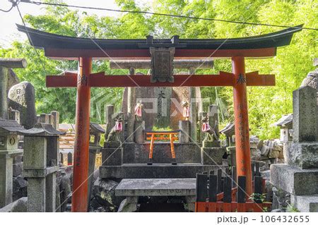 京都 伏見稲荷大社 白龍大神 の写真素材 106432655 PIXTA