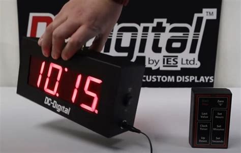 Sided Viewing Multi Function Wireless LED Timer For Guest Public Speakers Courtroom Witnesses