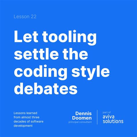 Dennis Doomen On Linkedin Codingconventions Codereview Javascript