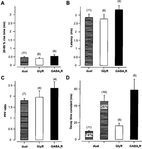 Comparison Of The Functional Properties Of Glyr And Gaba A Rmediated Download Scientific