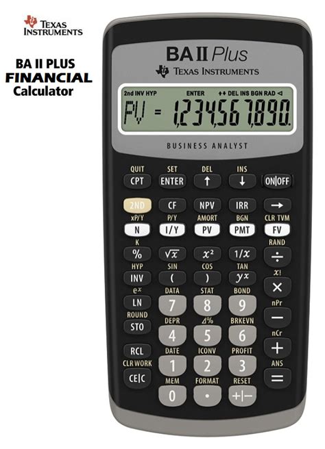 Ba Ii Plus Financial Calculator Calculator Daraz Com Bd