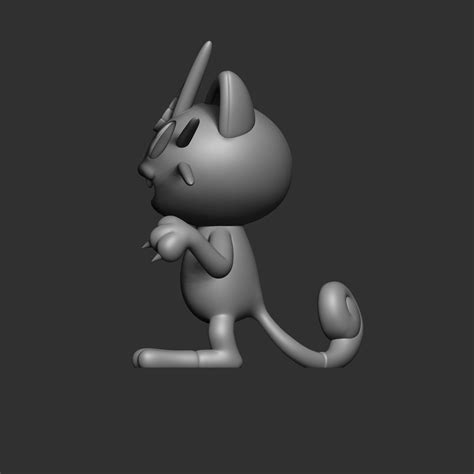 3d File Pokemon 052 Meowth 🐉・model To Download And 3d Print・cults