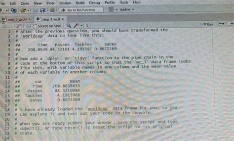 File Edit Code View Plots Session Build Debug Profile
