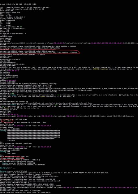 arm i couldn t boot the linux kernel with my new u boot environment