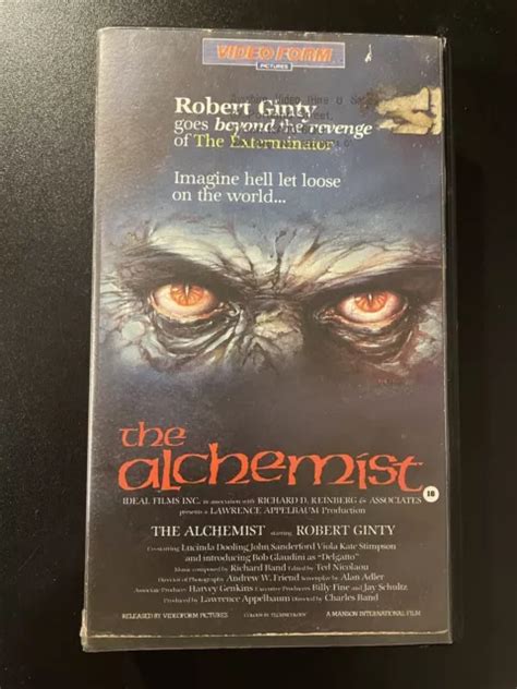 The Alchemist Vhs 1983 Robert Ginty Lucinda Dooling Vintage Horror Movie £10 99 Picclick Uk