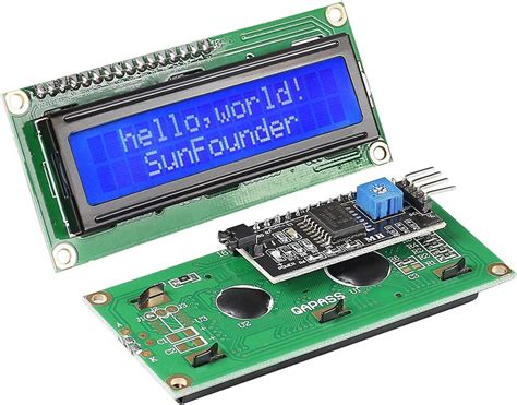 Sunfounder Iici2ctwi Lcd1602 Display Module Compatible With Arduino