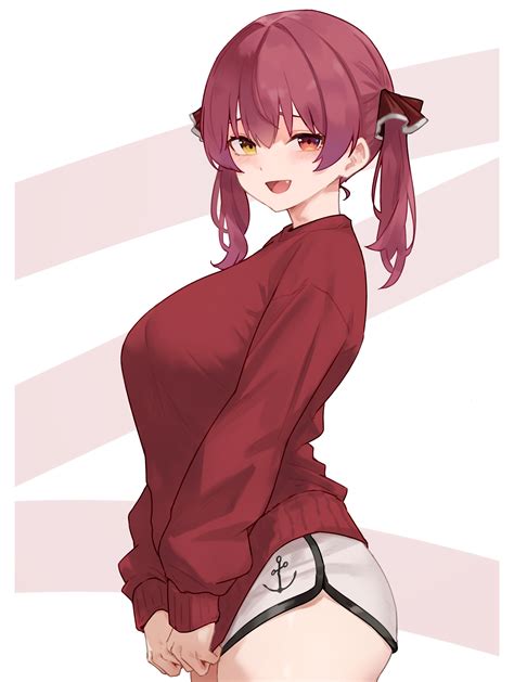 Houshou Marine And Houshou Marine Hololive Drawn By Bluefield Danbooru