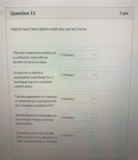 Solved Question 10 10 Pts For Each Of The Following Chegg Com