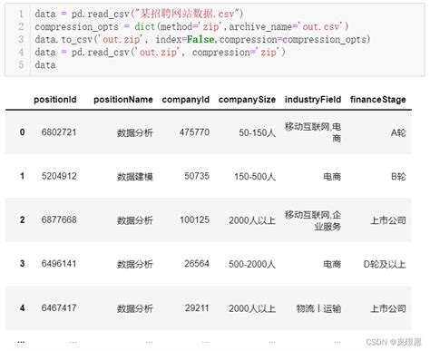pandas数据加载与存储 pandas保存数据 csdn博客