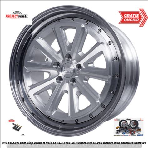 Jual Velg Racing Mobil Rfg Fg Asw Ring 20 Hsr Mobil Alphard Innova Lexus Jakarta Timur Hsr