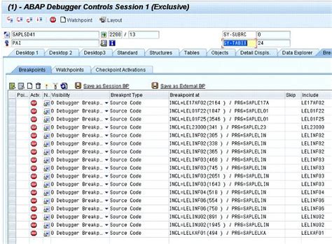 SAP ISU ABAP Debugger Variant
