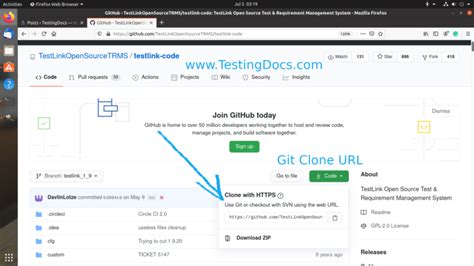Clone Github Testlink Repository Testingdocs