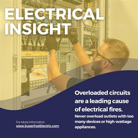 super ⚠️ overloaded circuits are one of the top causes of electrical