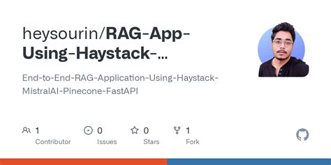 Github Heysourinrag App Using Haystack Mistralai Pinecone Fastapi End To End End To End Rag