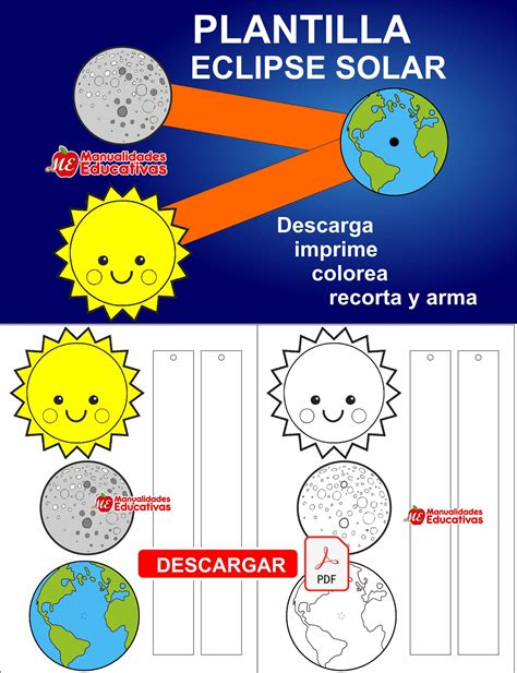Plantilla De Eclipse Solar Materiales Educativos Gratis