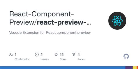 Github React Component Previewreact Preview Extension Vscode Extension For React Component