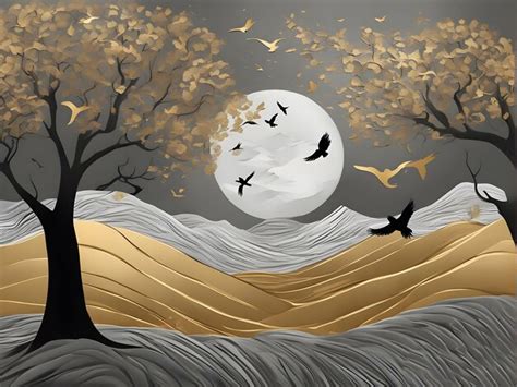 Premium AI Image A Tree Illustration Background Abstract