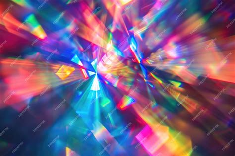 Premium Photo Diffraction Grading Effects Holographic Colors And
