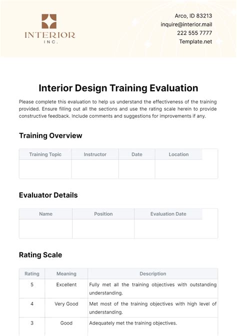 Free Evaluation Matrix Design Template To Edit Online