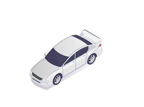 3d Isometric Style Car Vector Illustration Vector Isometric Illustration Suitable For Diagrams