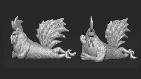 Sexy Rooster By Odinson Download Free Stl Model