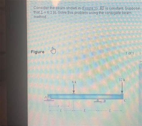 solved consider the beam shown in figure 1 ei is