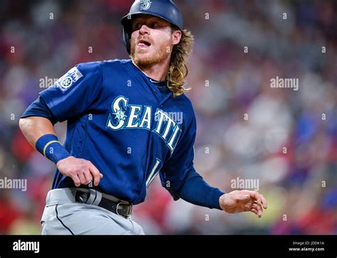 June 16th 2017 Seattle Mariners Right Fielder Ben Gamel 16 Rounds The Bases During A Game
