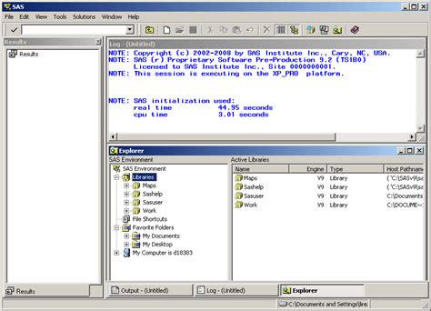 introduction to the sas windowing environment main windows in the sas windowing environment
