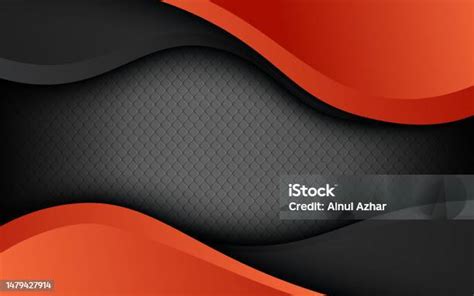 추상 3d 어두운 빨간색 회색 배경과 빛나는 빨간색 겹침 레이어 배경의 조합 가리기에 대한 스톡 벡터 아트 및 기타 이미지 가리기 강철 개념 Istock