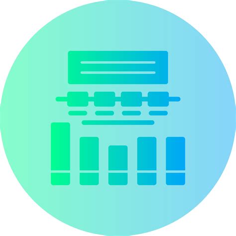 Bar Chart Gradient Circle Icon 40950750 Vector Art At Vecteezy