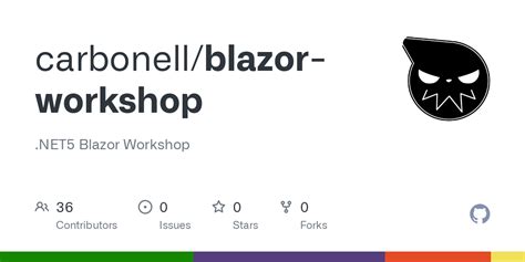 Github Carbonellblazor Workshop Net5 Blazor Workshop