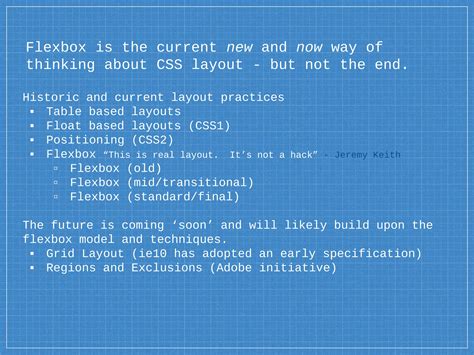 Css Flexbox Flexible Box Layout Pptx