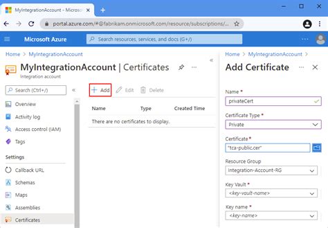 Add Certificates To Secure B2b Messages In Workflows Azure Logic Apps
