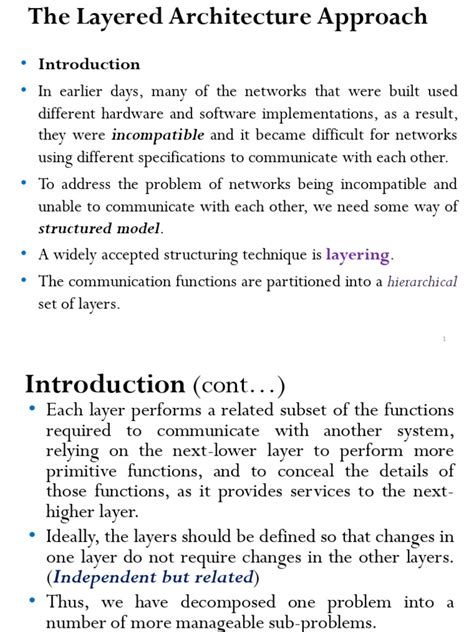 layered arch pdf internet protocols osi model