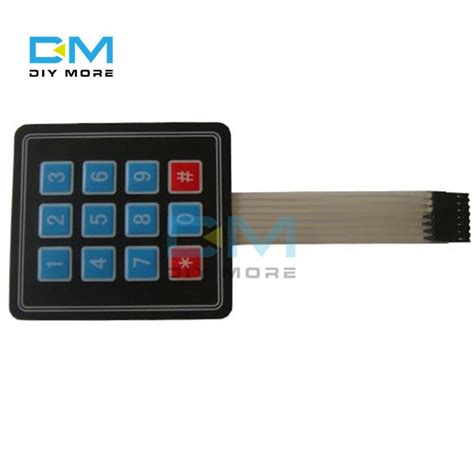Matriz de matriz membrana de tecla de teclado módulo de teclado de interruptor LED para placa