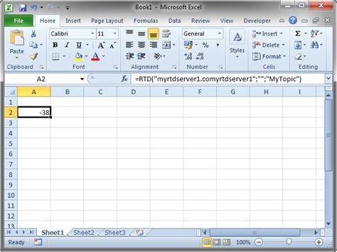 How To Build Excel Real Time Data Server In Delphi