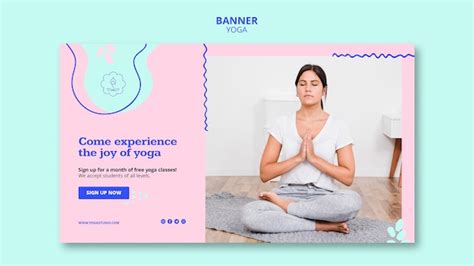 Free Psd Yoga Classes Banner Template