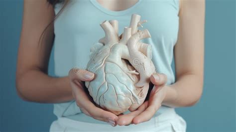 Heart Abstract Model Cardiac Problems Concept Created With Generative Ai Tools Stock